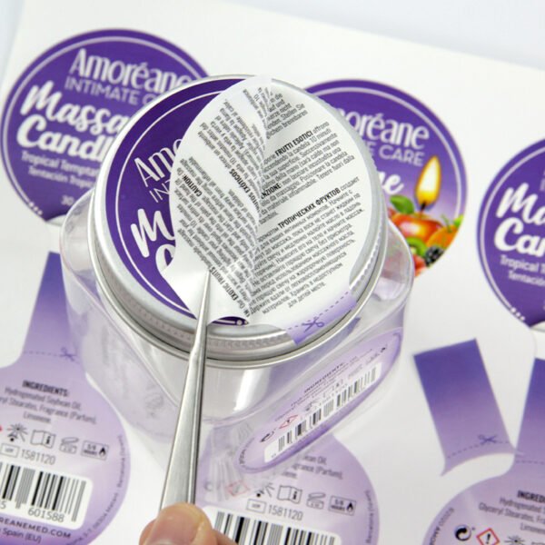 Custom Booklet Printing Folding Instruction Label For Bottles Adhesive ...